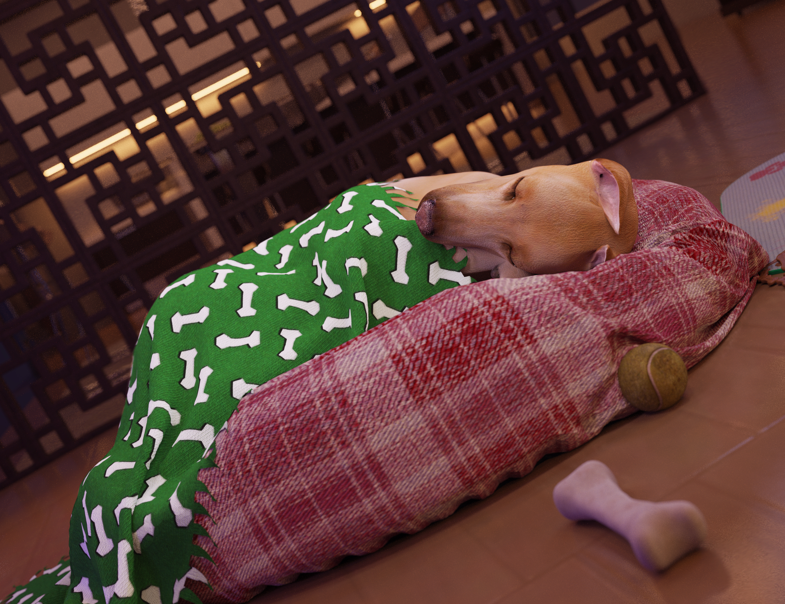 FF's A Dog's Life of Leisure for Daz Dog 8 | Daz 3D