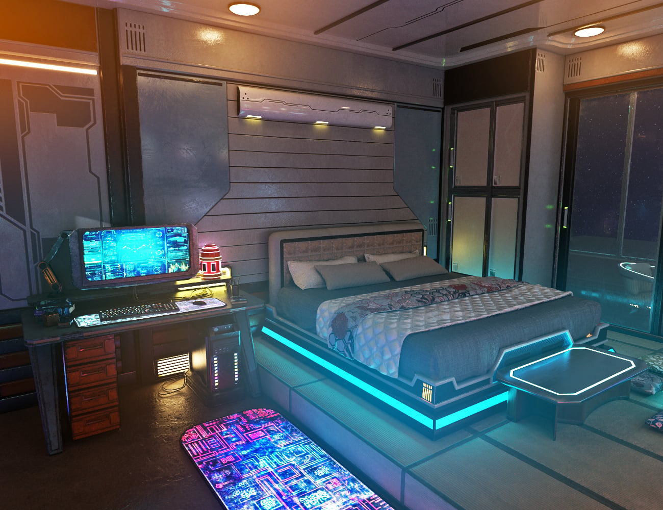 XI Cyber Japan Apartment | Daz 3D