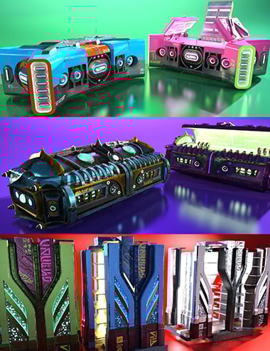 Alien Loot Boxes Part 2 | Daz 3D