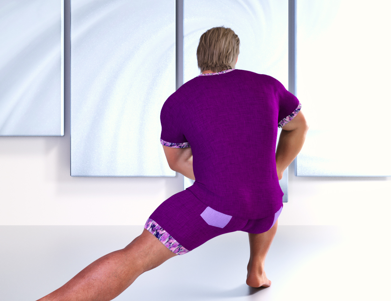 JMR dForce Lubor Linen Outfit for Genesis 9 and 8 Male | Daz 3D