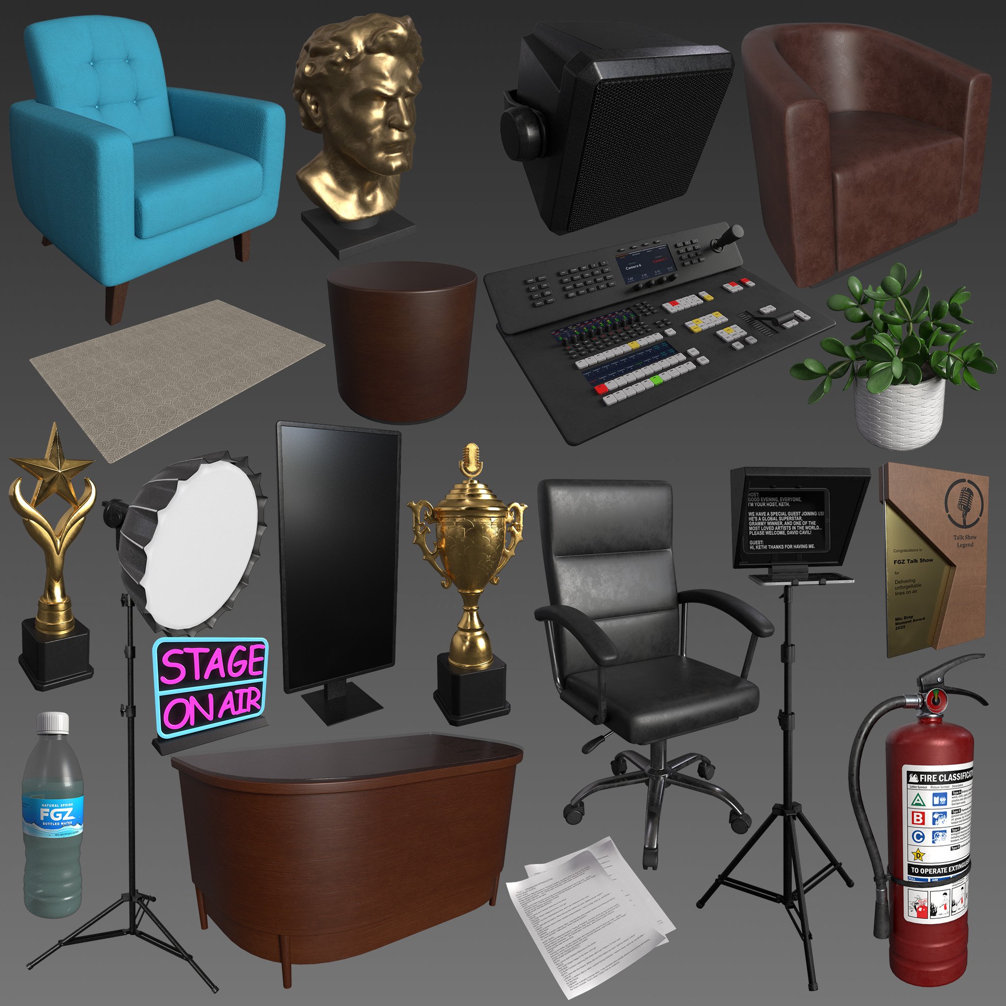 FG Morning Talk Show | Daz 3D