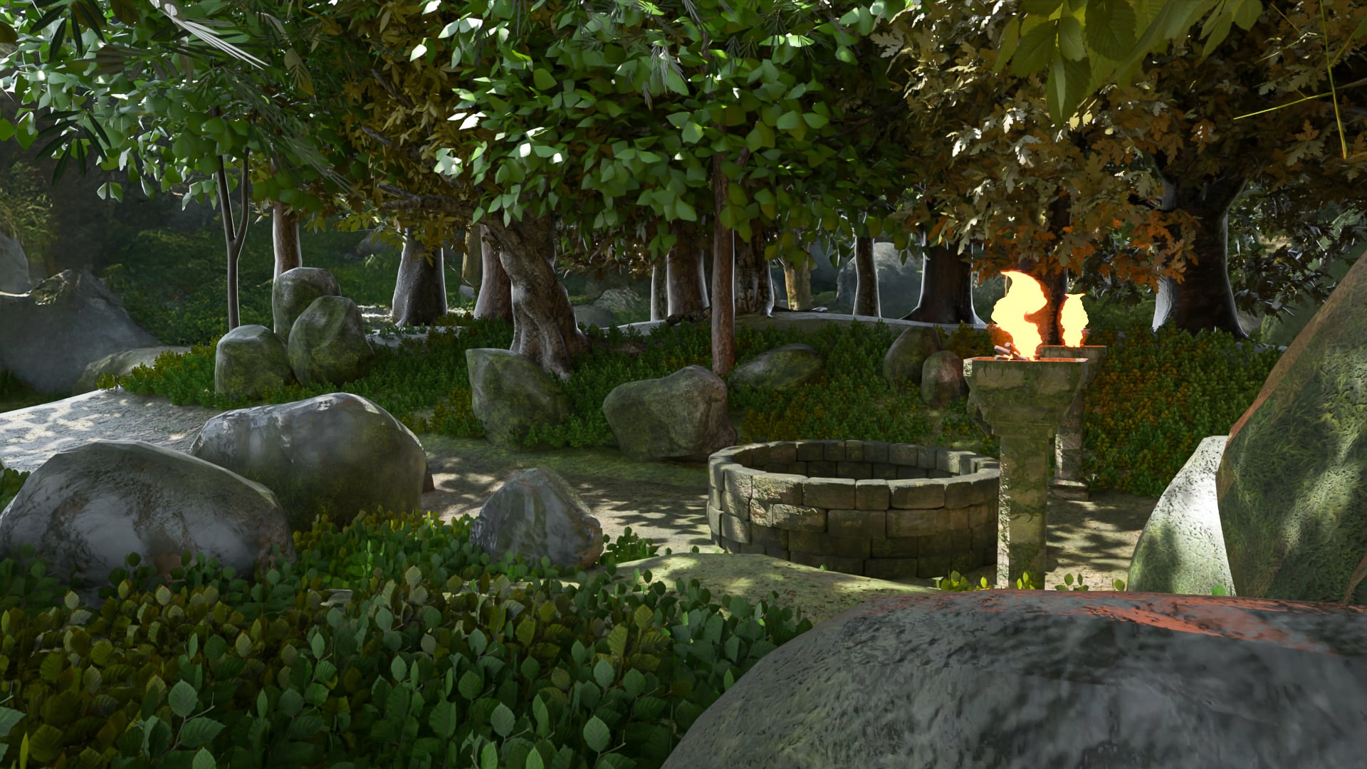 Ancient Forest Shrine | Daz 3D
