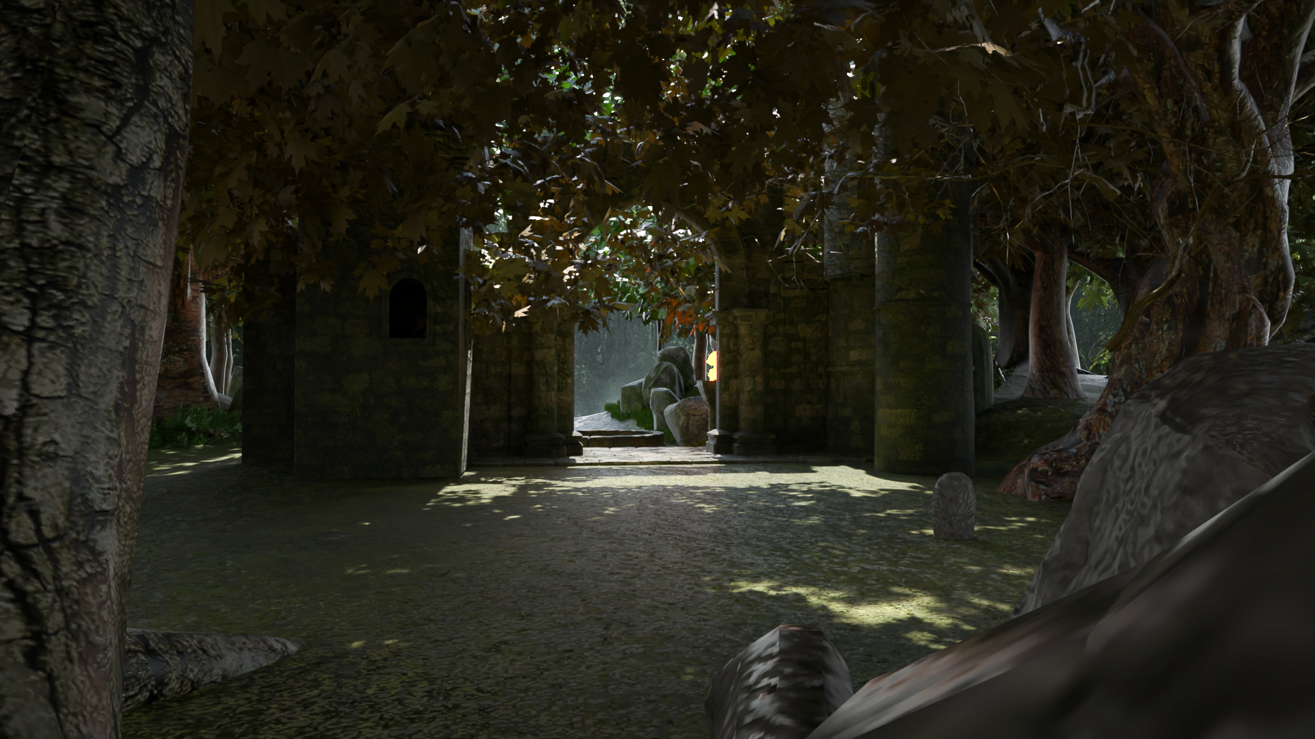 Ancient Forest Shrine | Daz 3D
