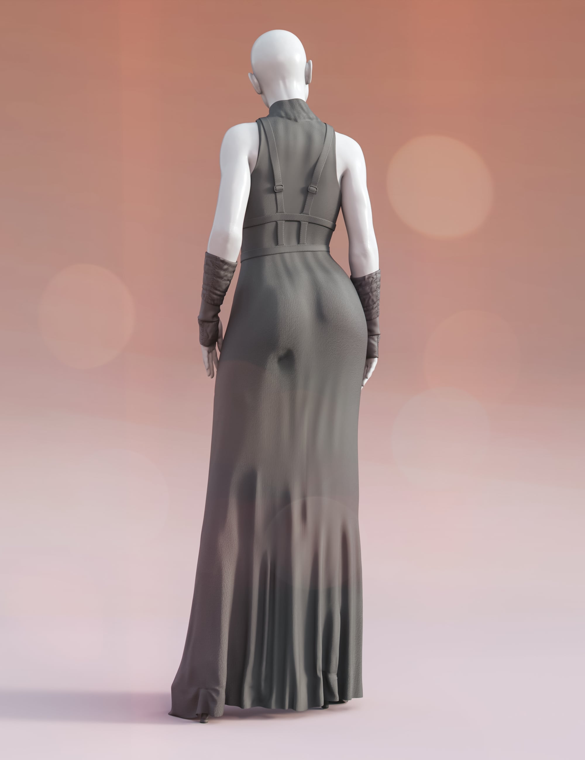 dForce M8 Dominion Eclipse Dress for Genesis 9 | Daz 3D