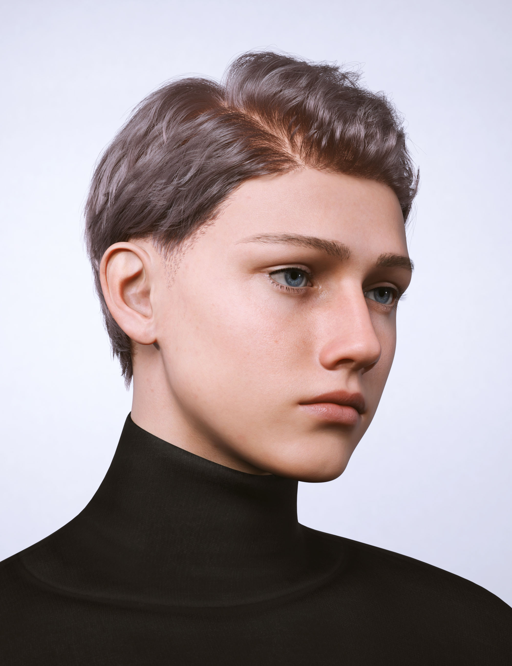 AK Dignified Hair for Genesis 9 | Daz 3D