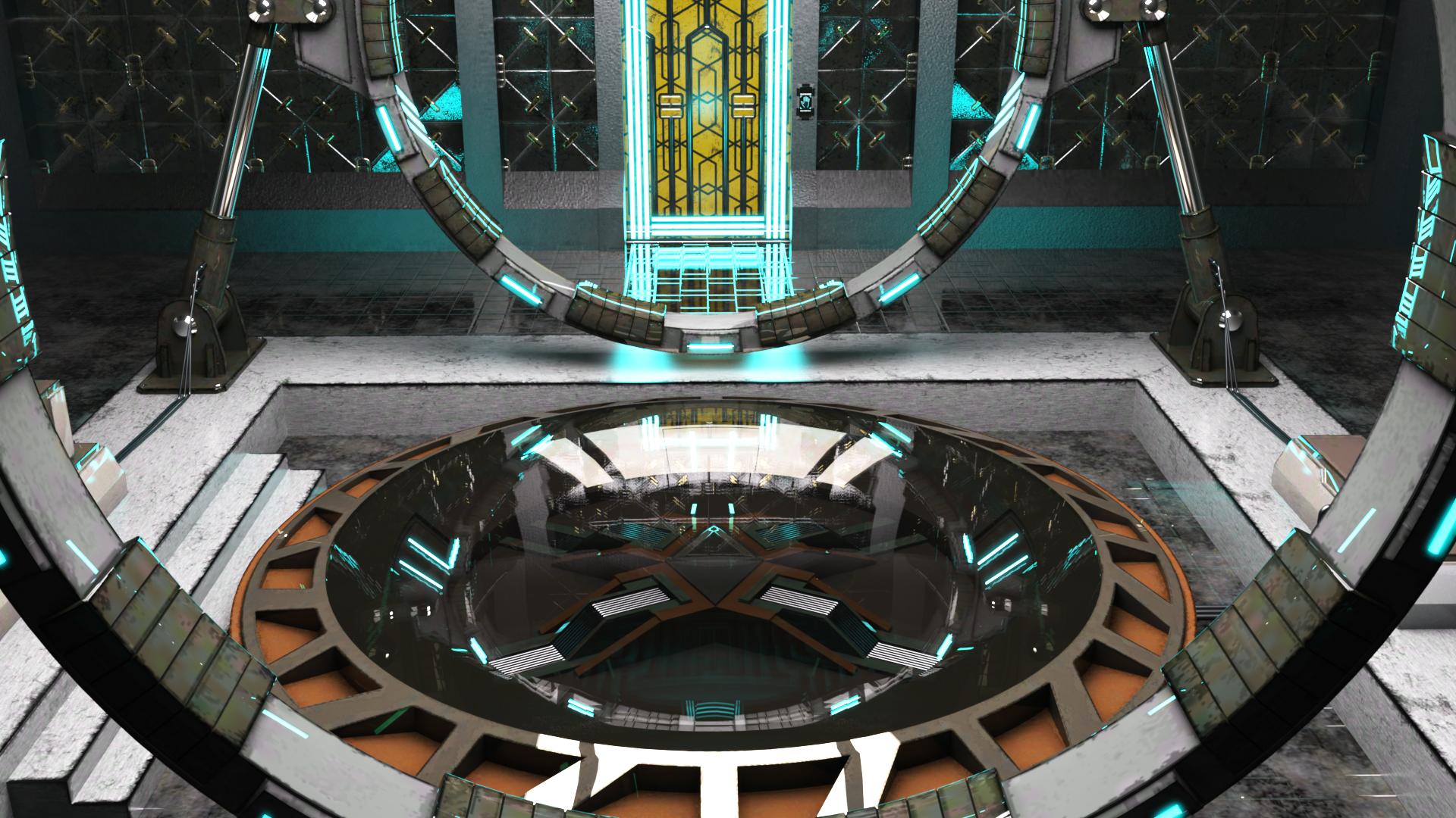 Sci-Fi Teleporter | Daz 3D