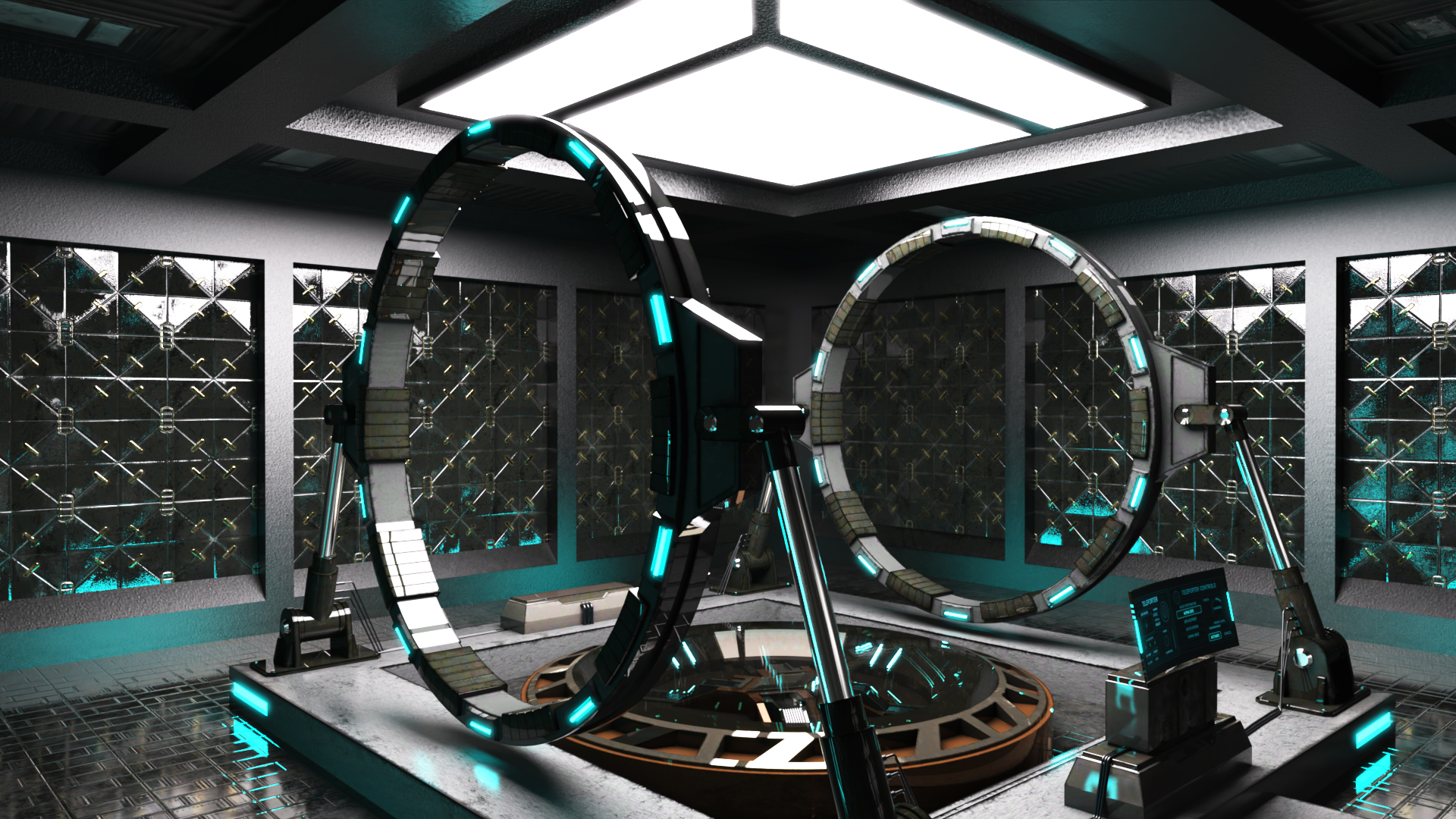 Sci-Fi Teleporter | Daz 3D