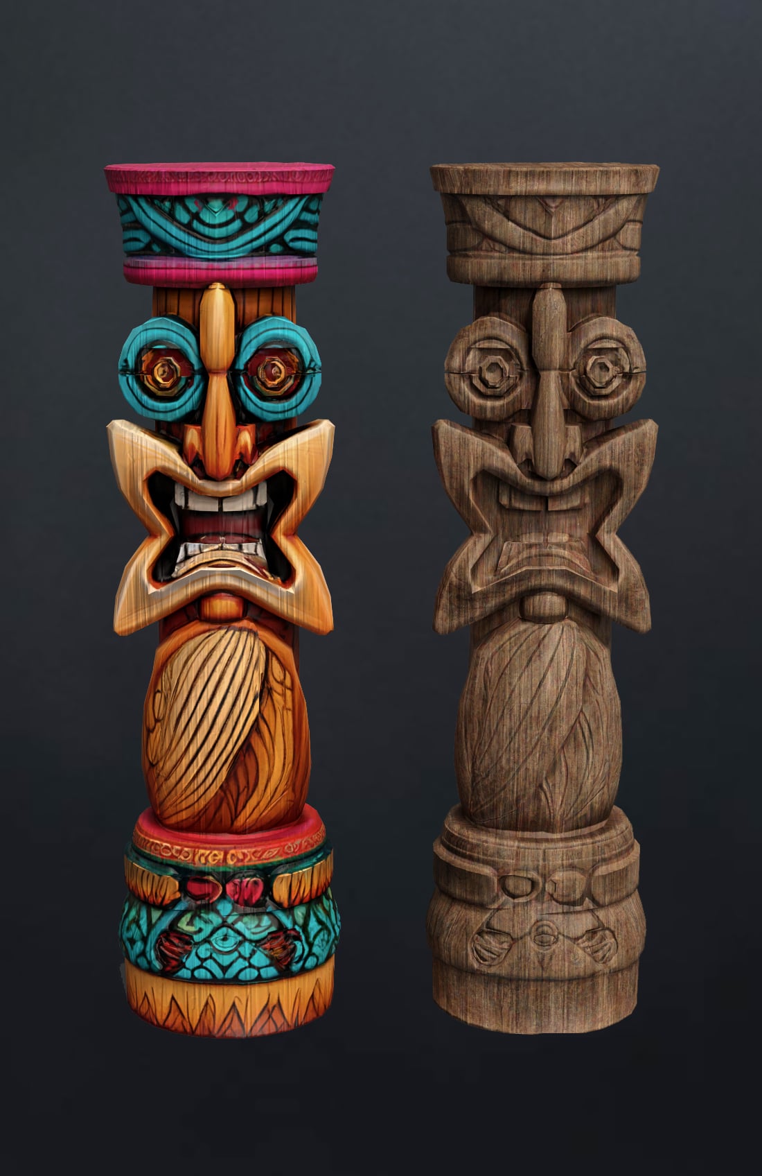 Tiki Totems | Daz 3D