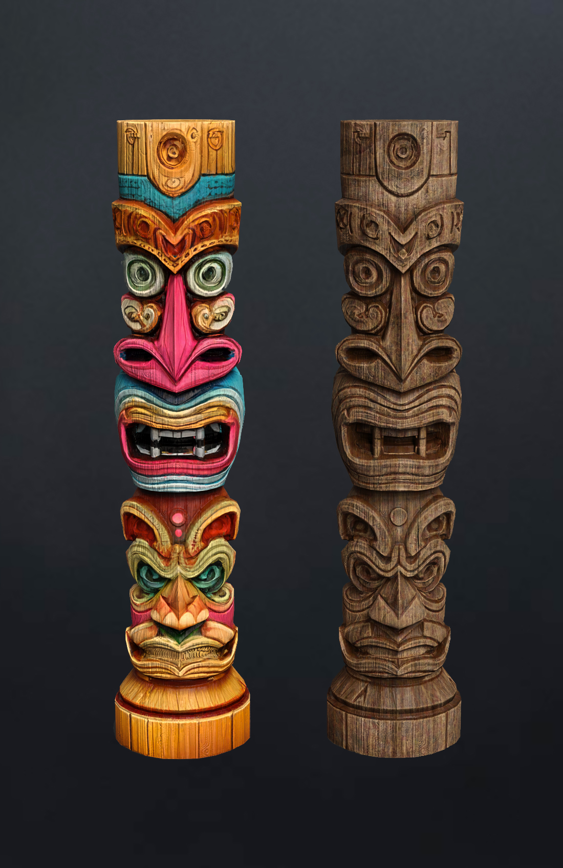 Tiki Totems | Daz 3D