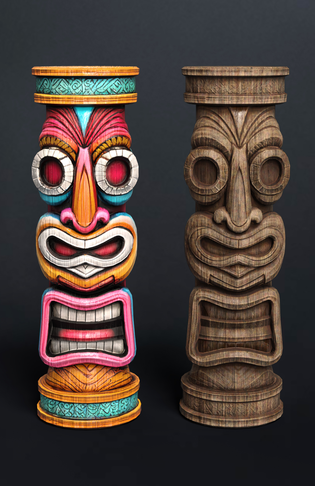 Tiki Totems | Daz 3D