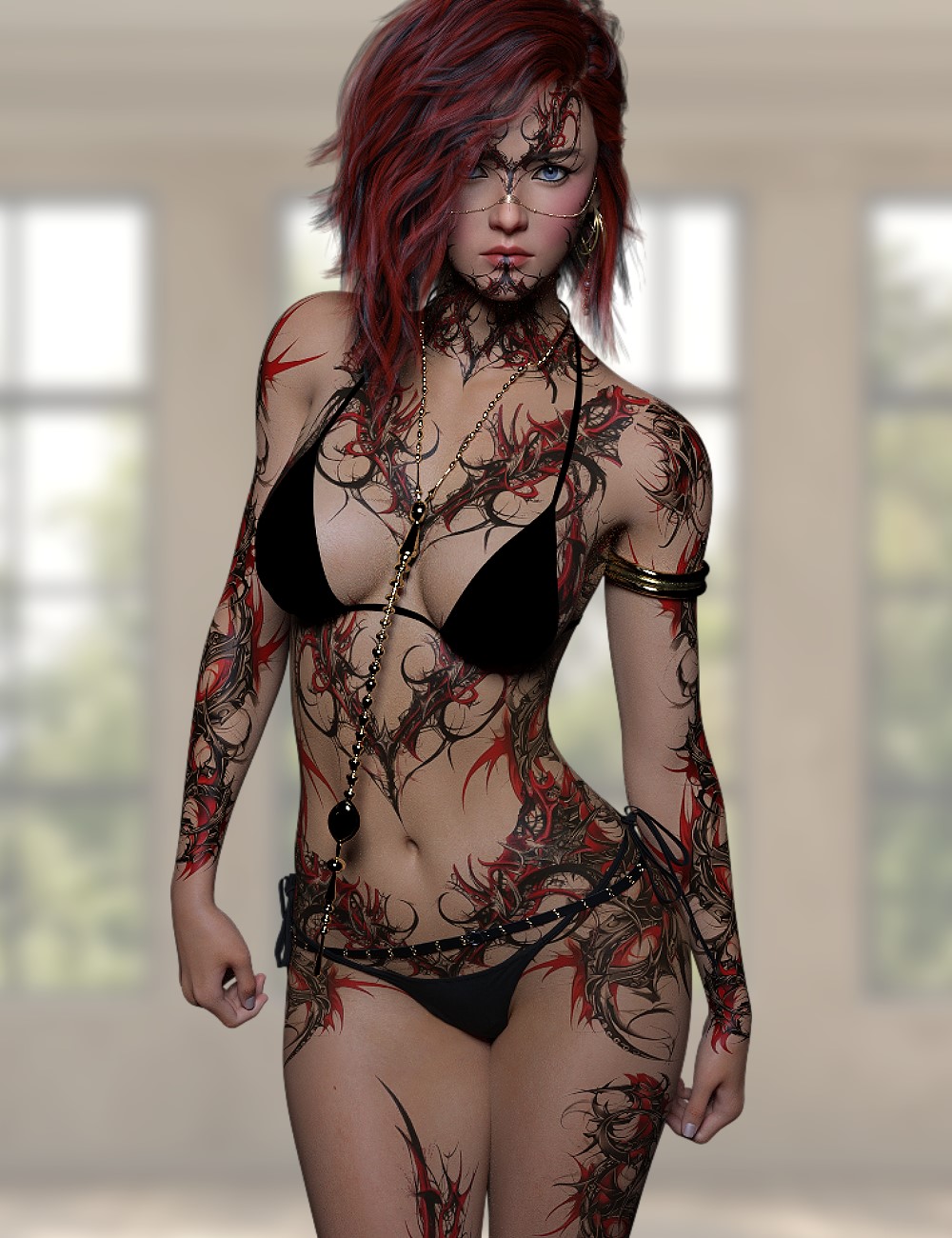 L3D TattooU - Decals and Tattoo 2 L.I.E MR Genesis 9 | Daz 3D