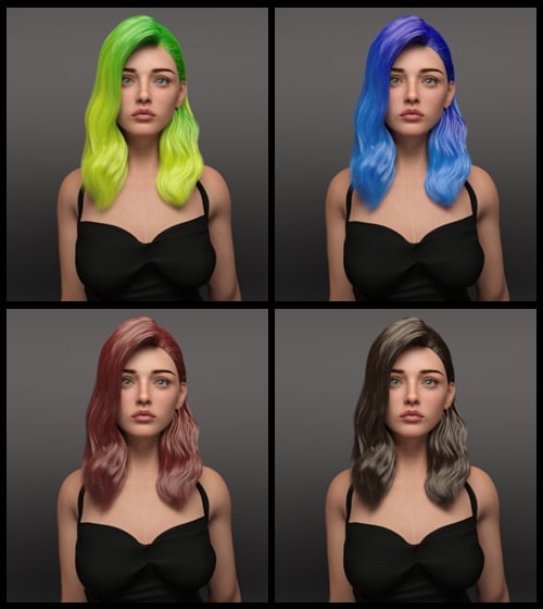 JDNC Hair for Genesis 9 | Daz 3D