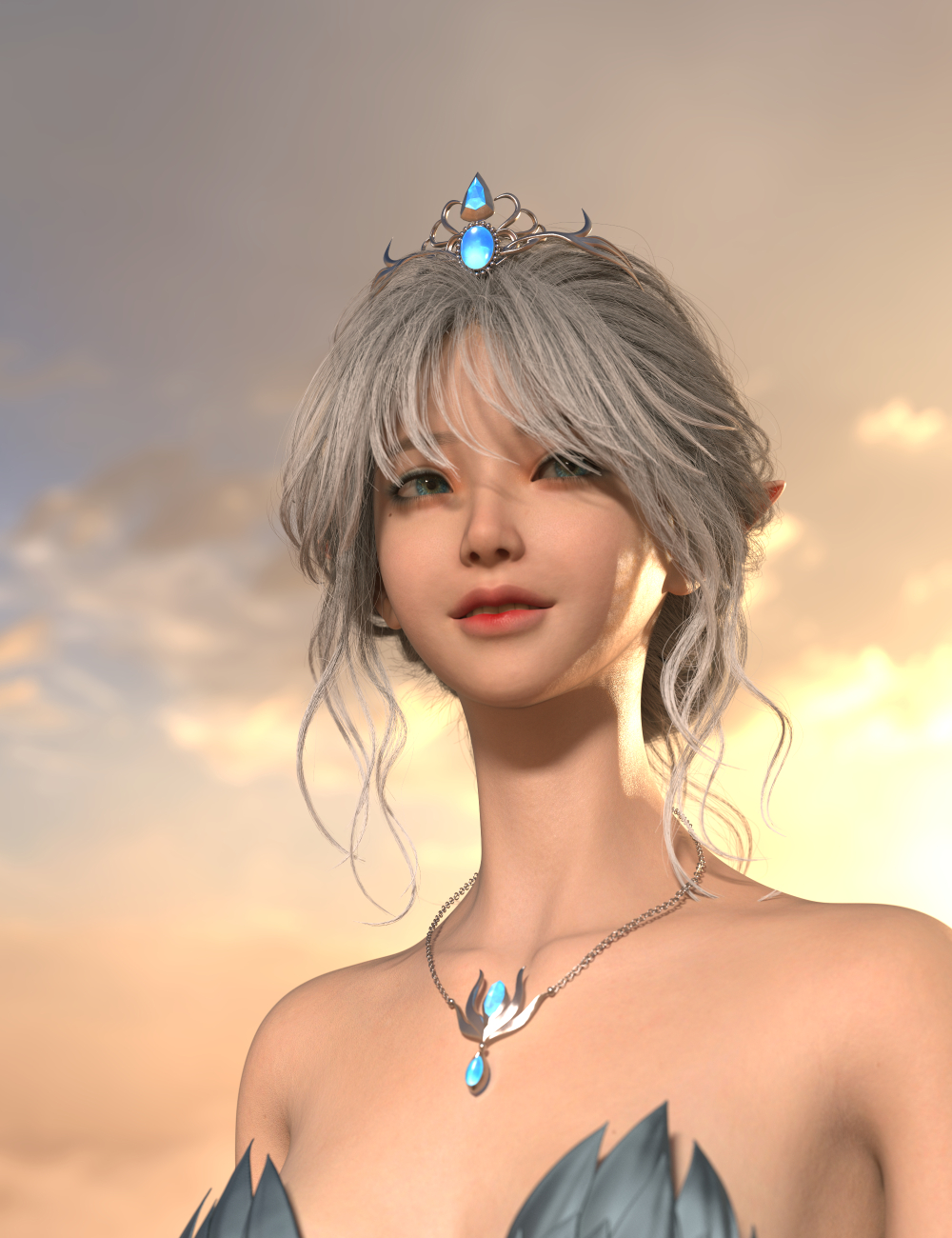 Lala Princess Ice for Genesis 9 Feminine | Daz 3D