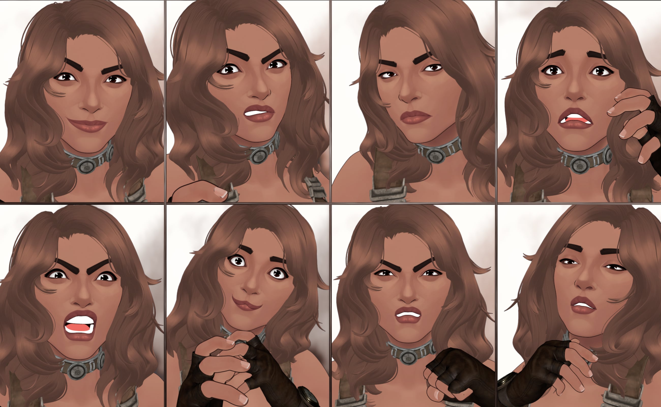 JW Action Expressions for Asha 9 Toon | Daz 3D
