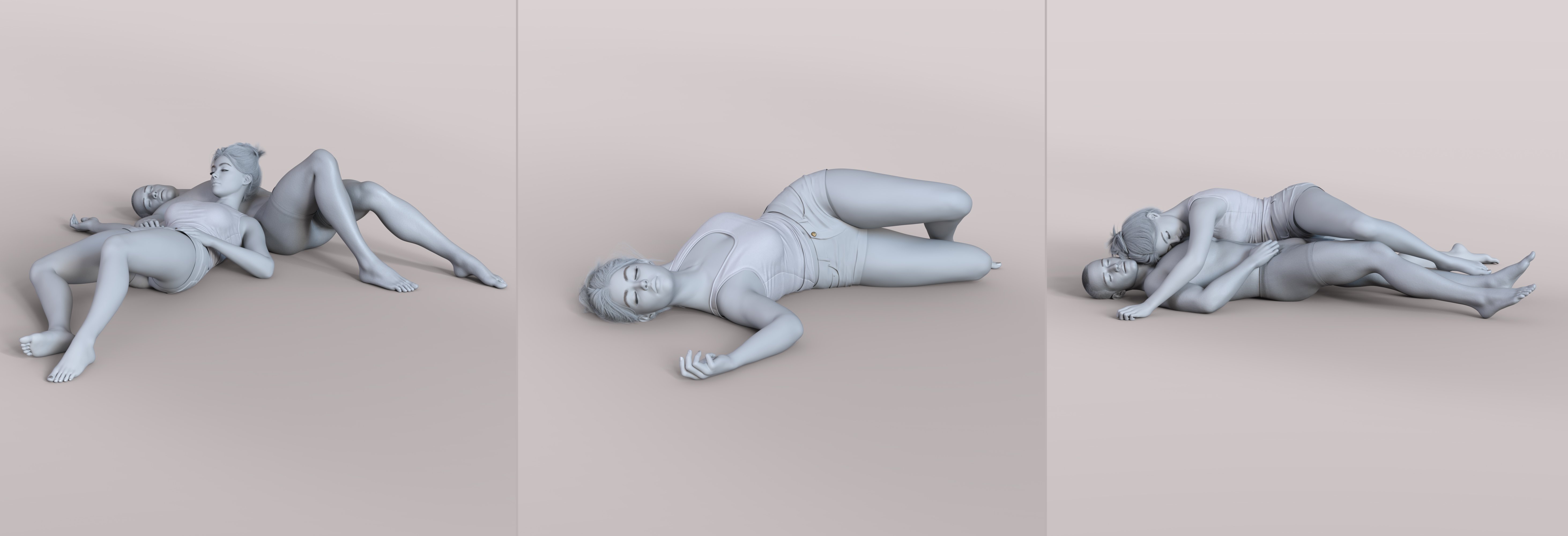 Z Body Count 3 Poses for Genesis 8 and 9 | Daz 3D