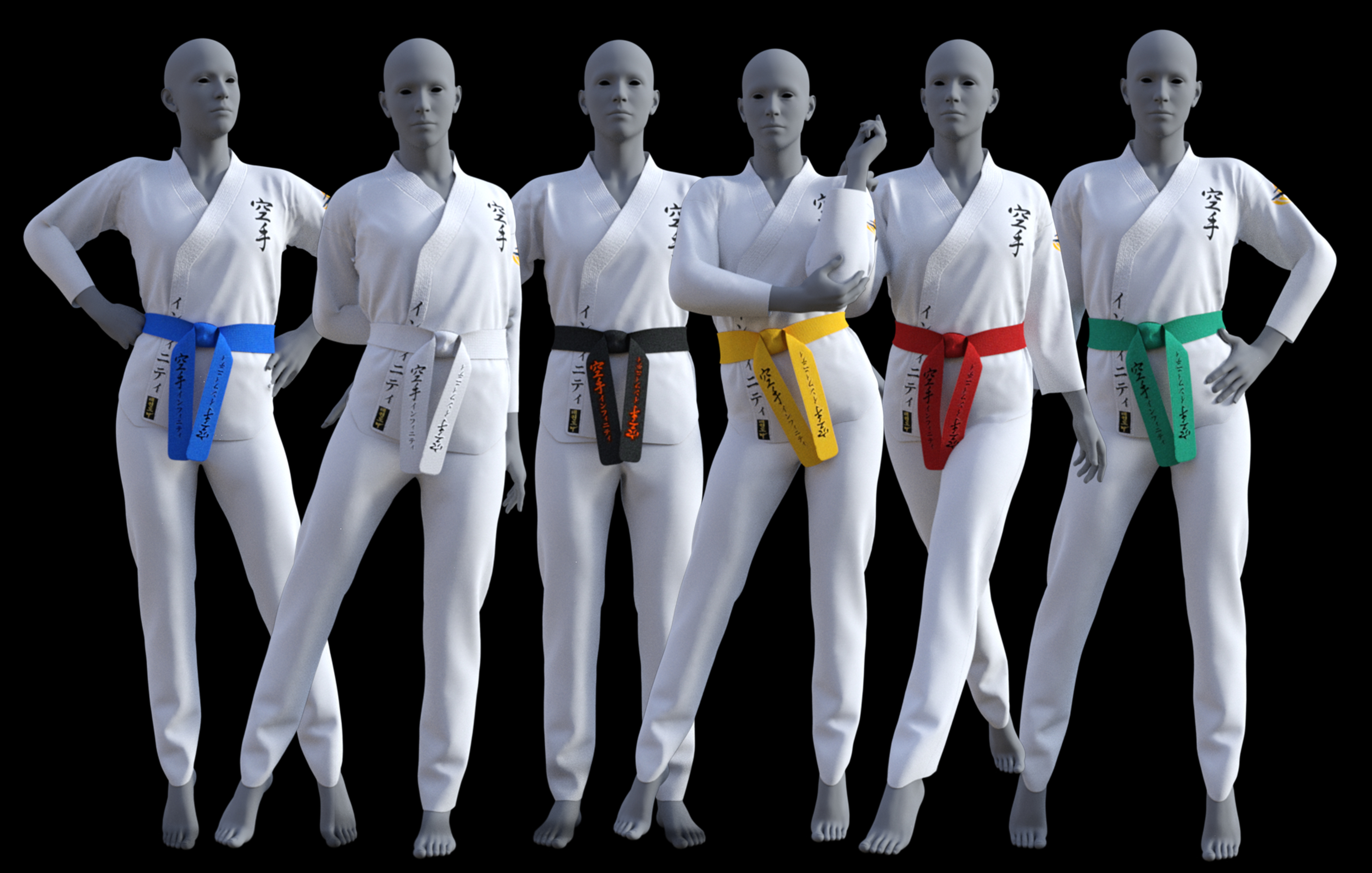 FG Karate Outfit for Genesis 9 | Daz 3D
