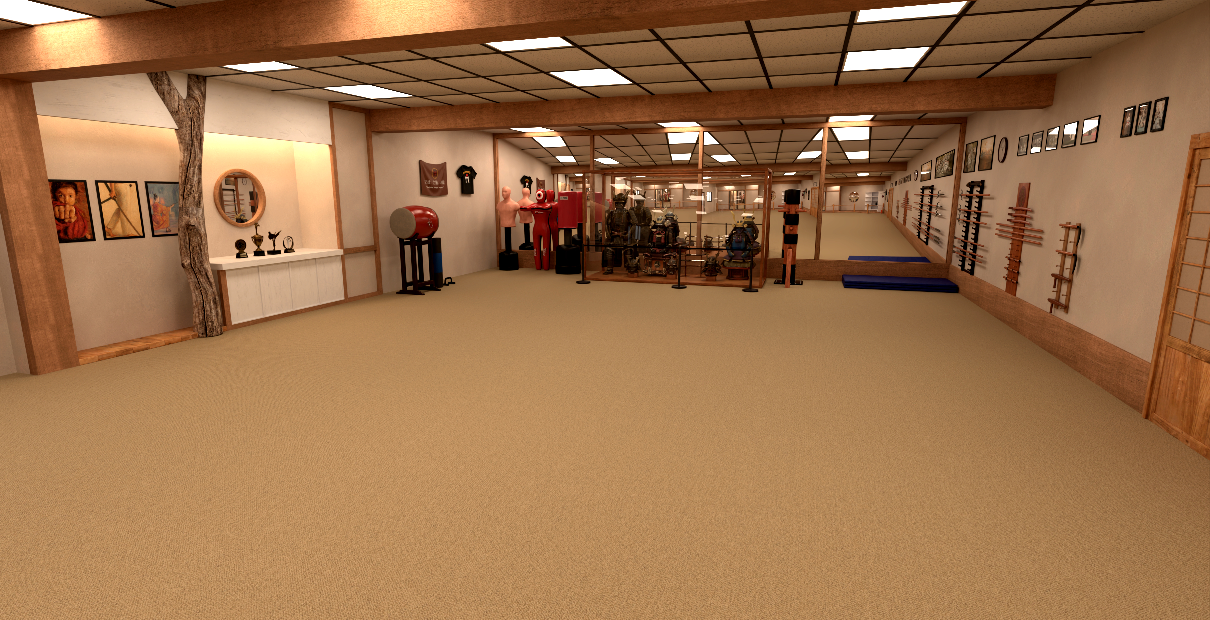 FG Martial Arts Dojo | Daz 3D