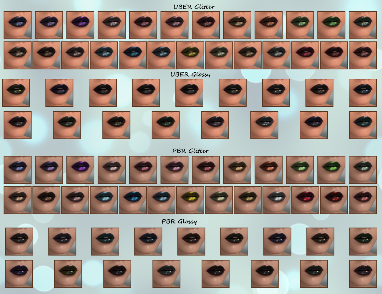 Charmed Beauty LIE Makeup for Genesis 9 | Daz 3D