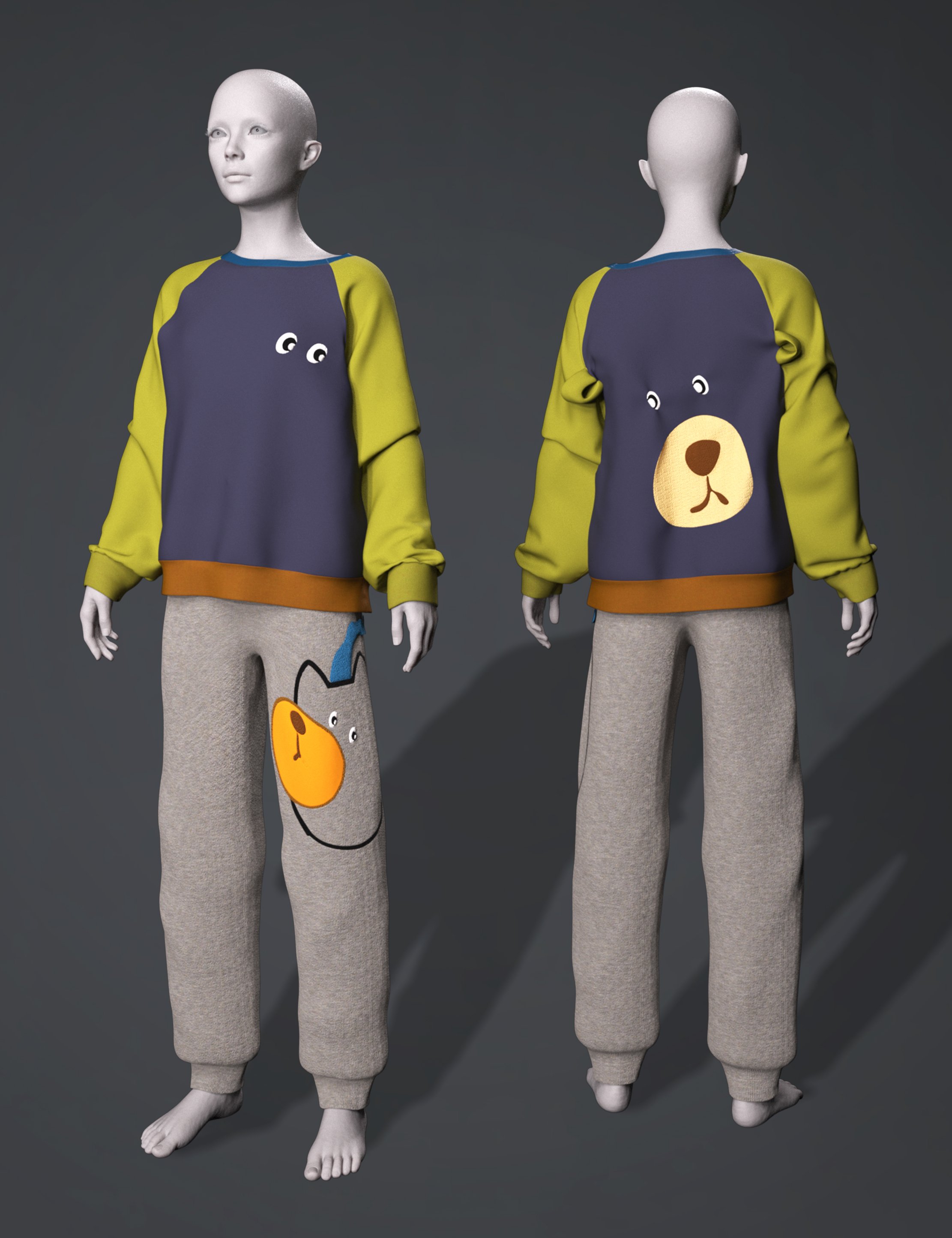 Little Luminaries: The Kiddo Trio Character Bundle | Daz 3D