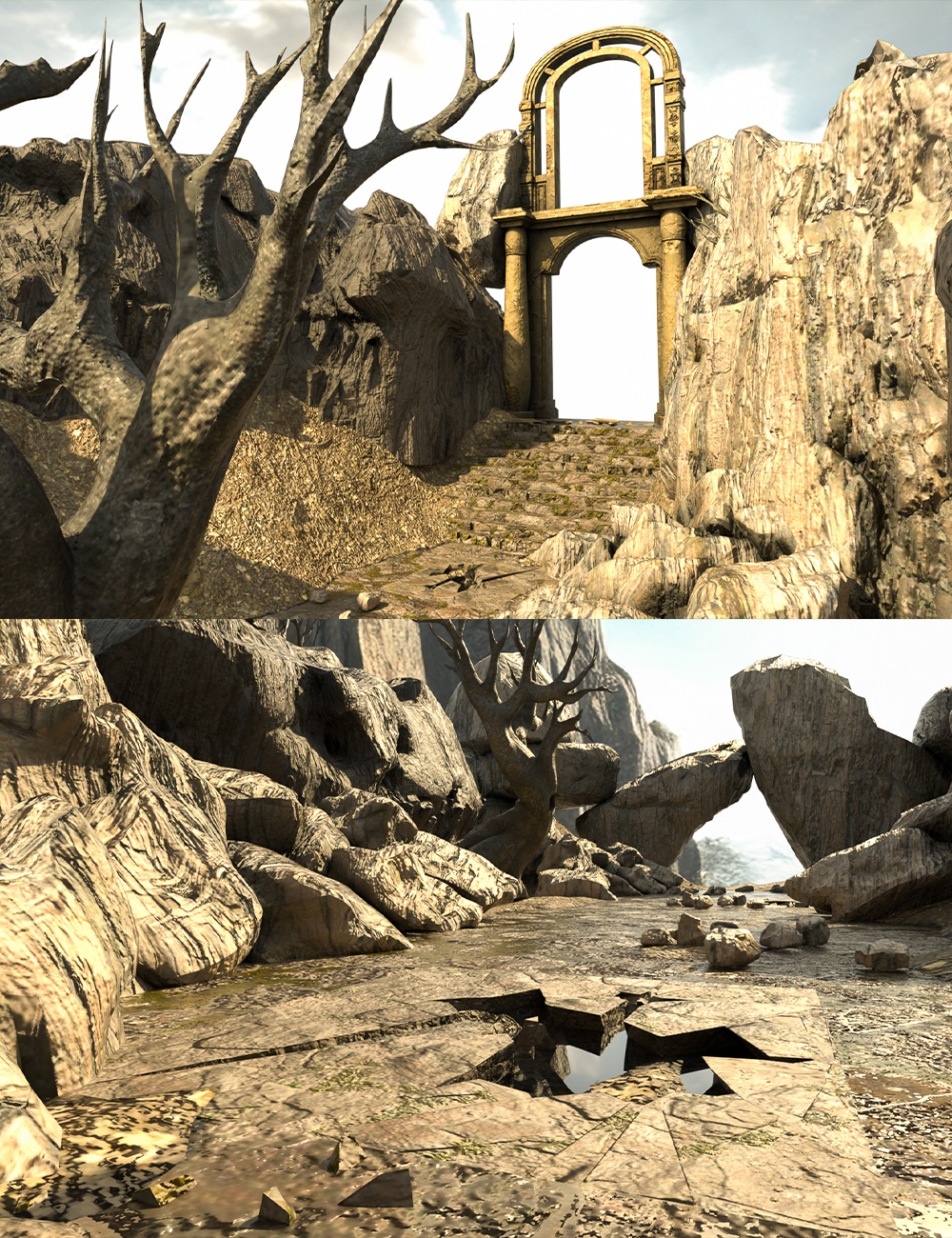 Secret Castle Portal | Daz 3D