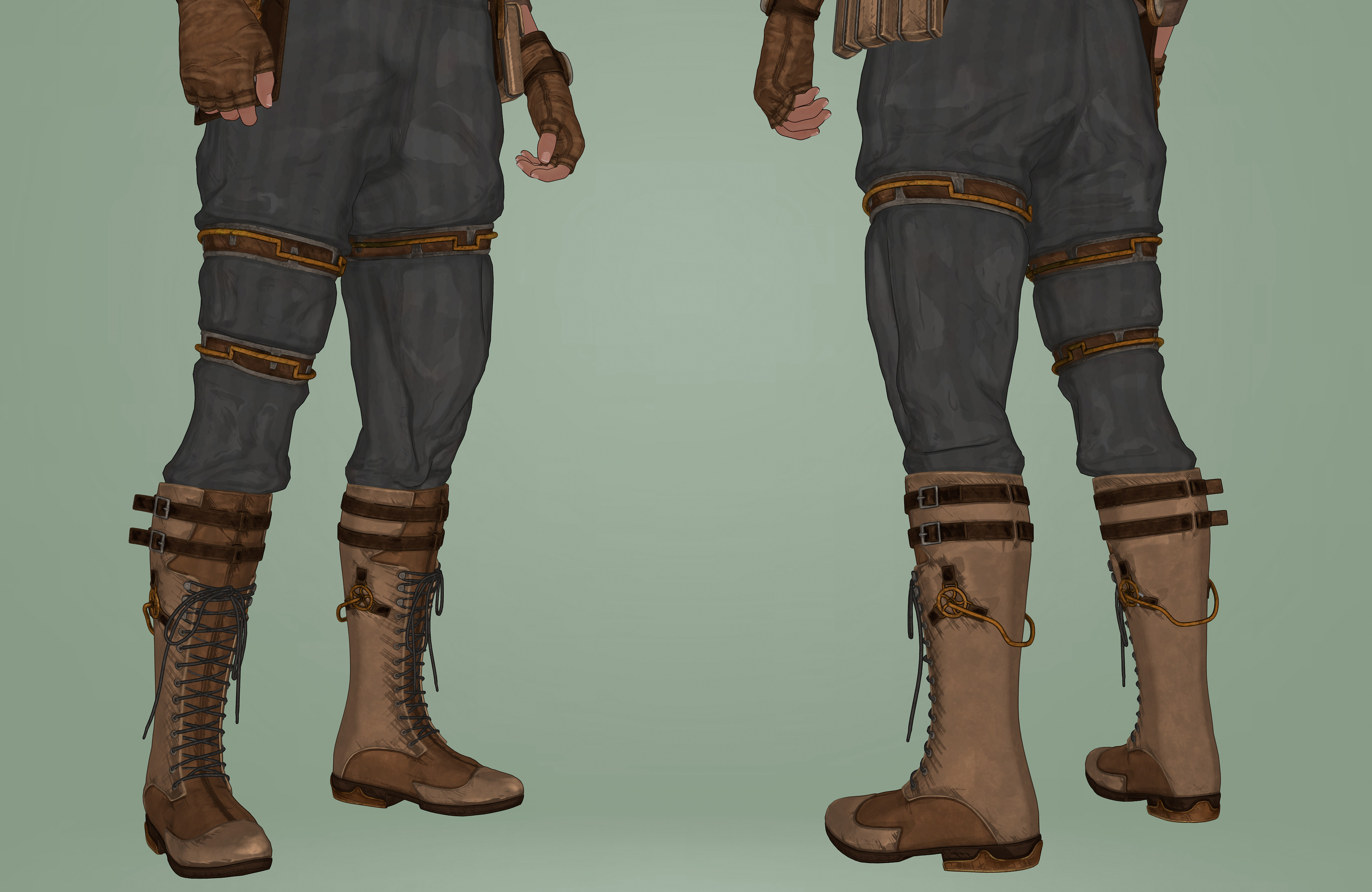 dForce Steampunk Engineer Outfit FilaToon Add-On | Daz 3D