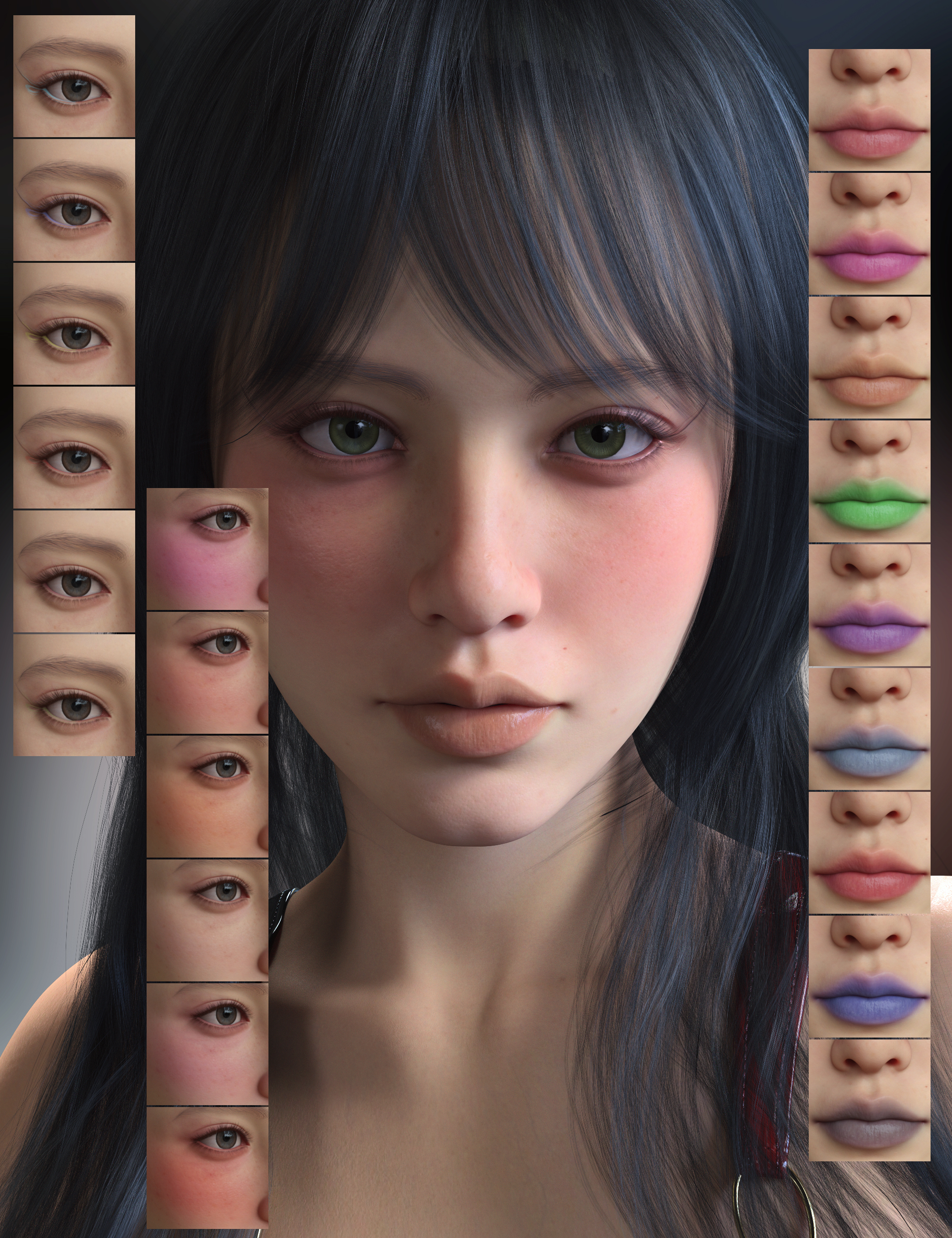 Vo Rena and Young, and Vo Minae, and Young HD for Genesis 9 Character ...