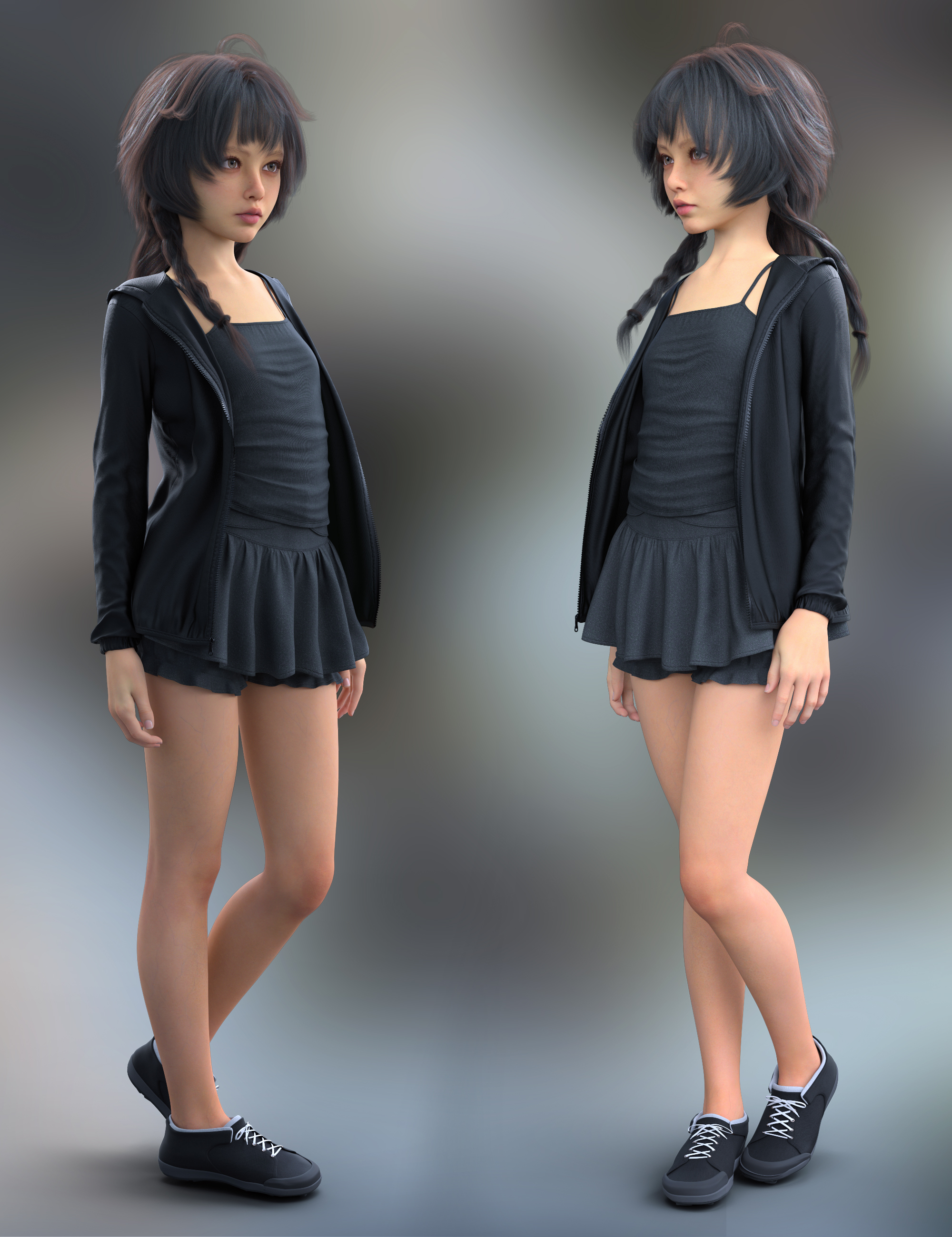 Vo Rena and Young, and Vo Minae, and Young HD for Genesis 9 Character ...