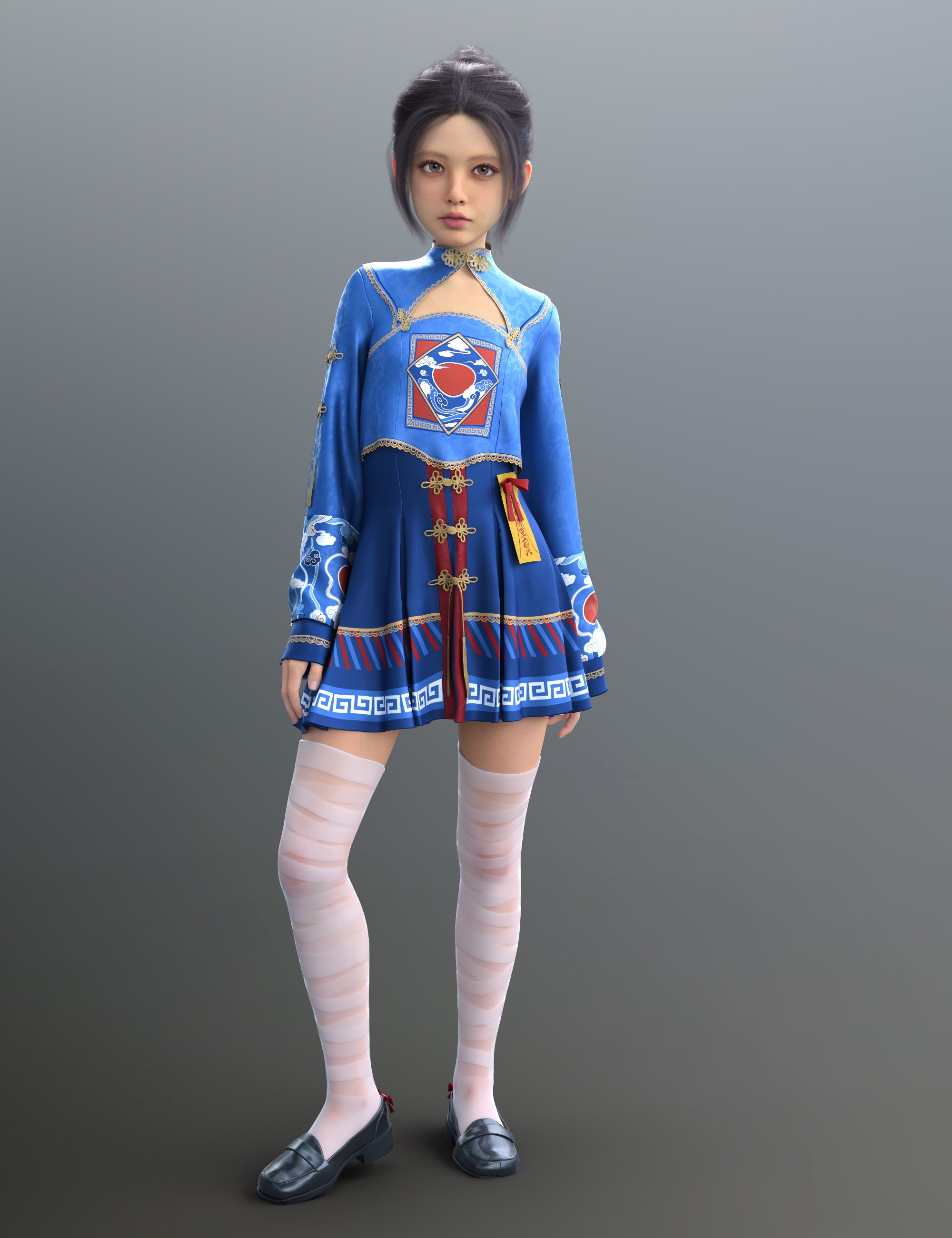 Vo Rena and Young, and Vo Minae, and Young HD for Genesis 9 Character Bundle | Daz 3D