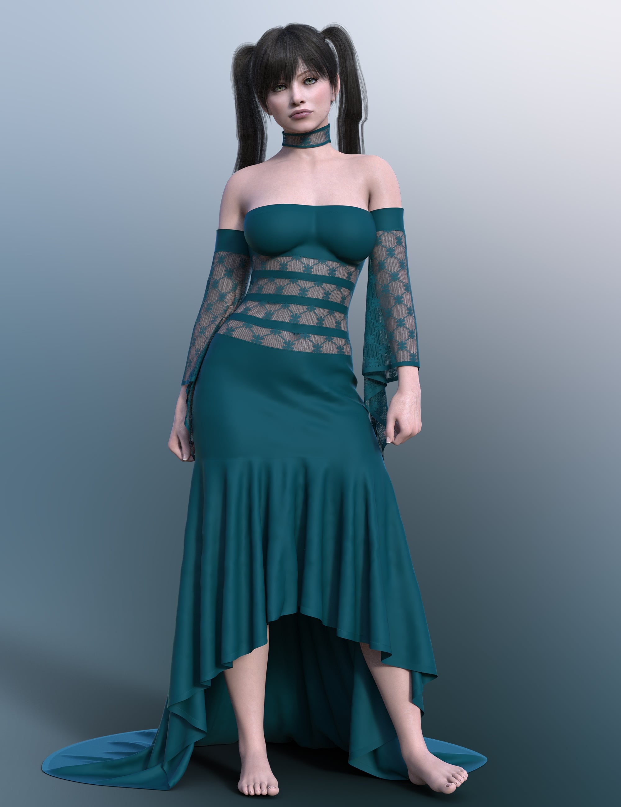 MbM dForce Wicked Dreams Outfit for Genesis 9 | Daz 3D