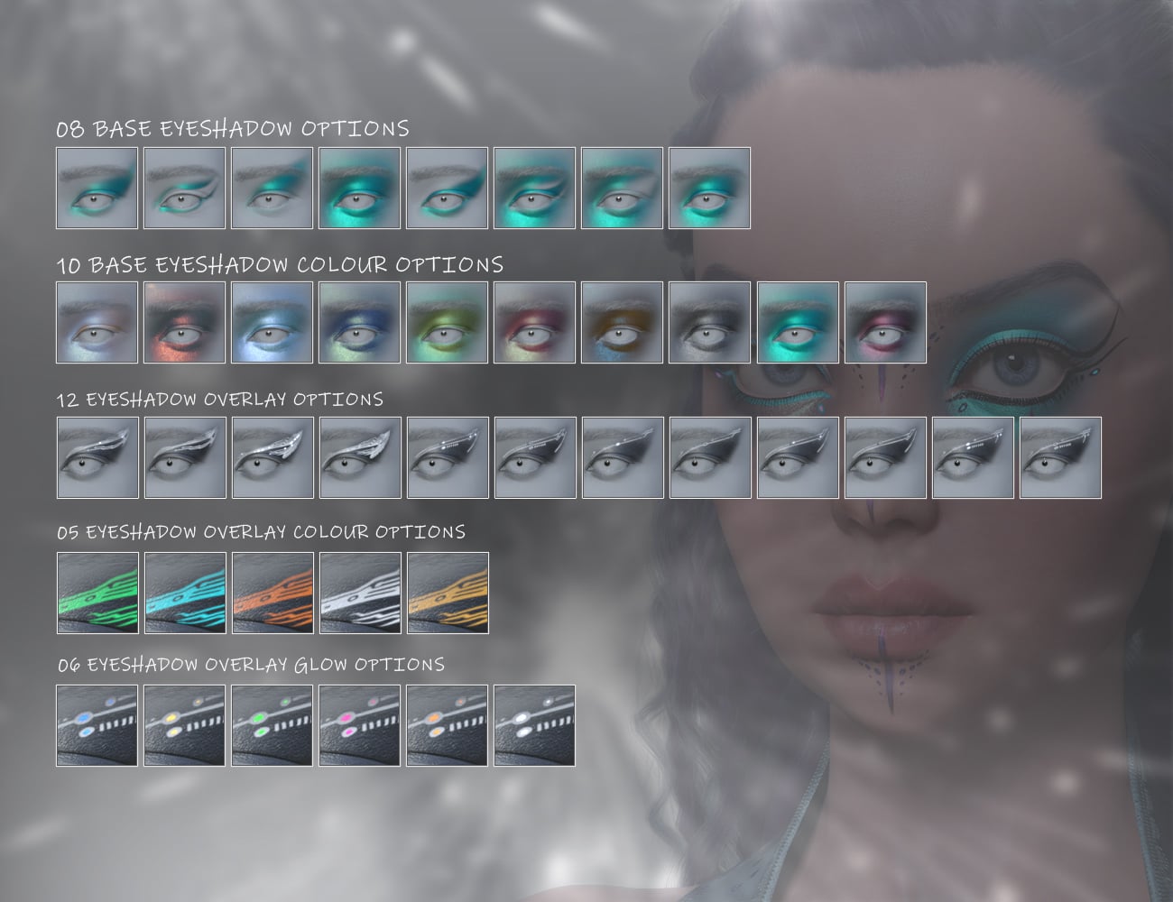 Utopia Sci-Fi Makeup Builder for Genesis 9 | Daz 3D