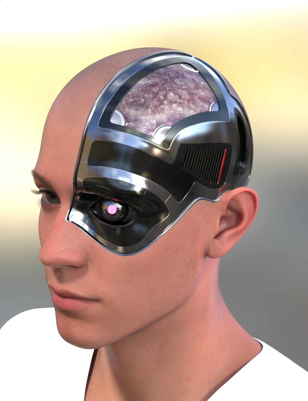 Cybernetic Head for Genesis 9 | Daz 3D