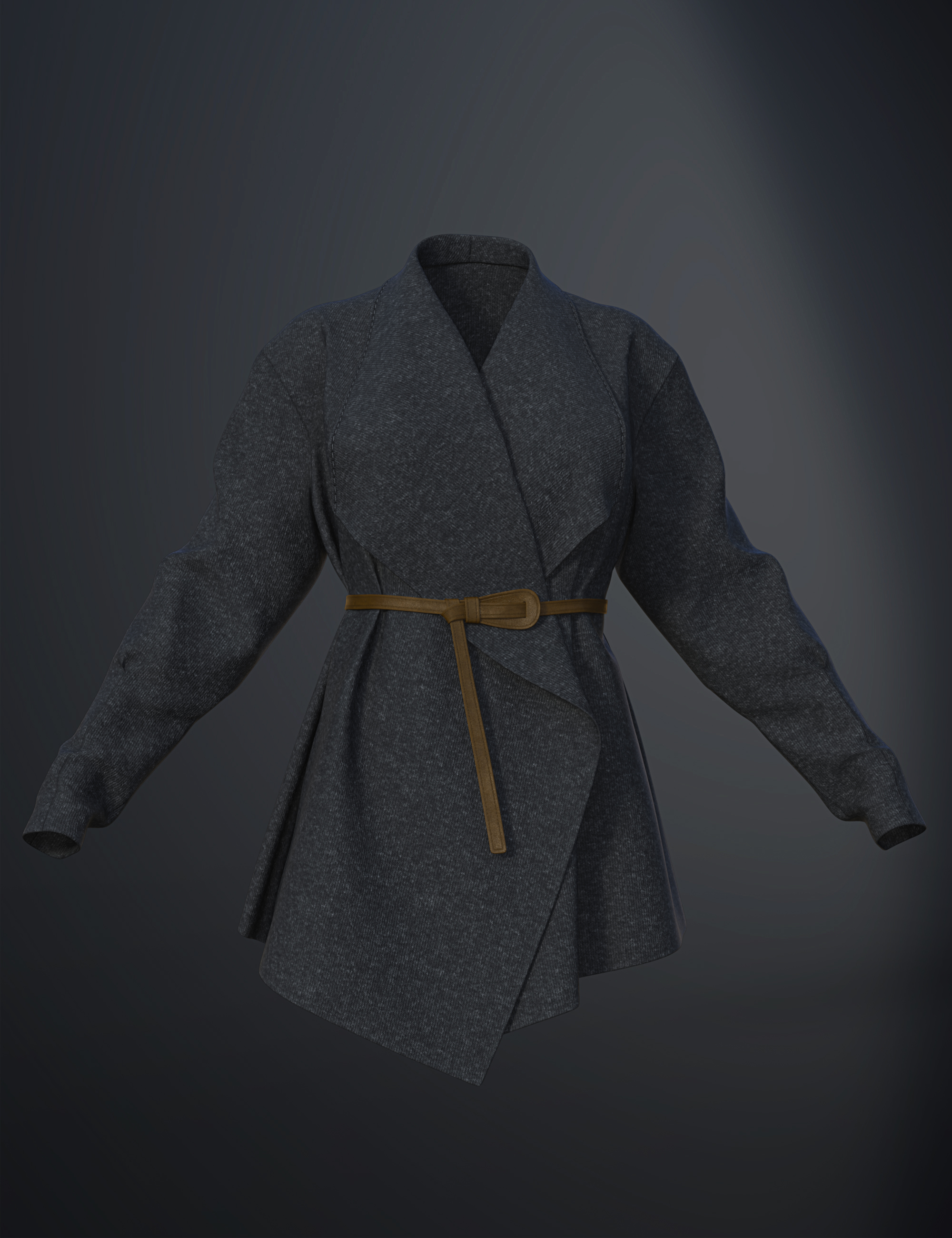 dForce SU Fashion Trench Coat for Genesis 9, 8.1, and 8 Female | Daz 3D