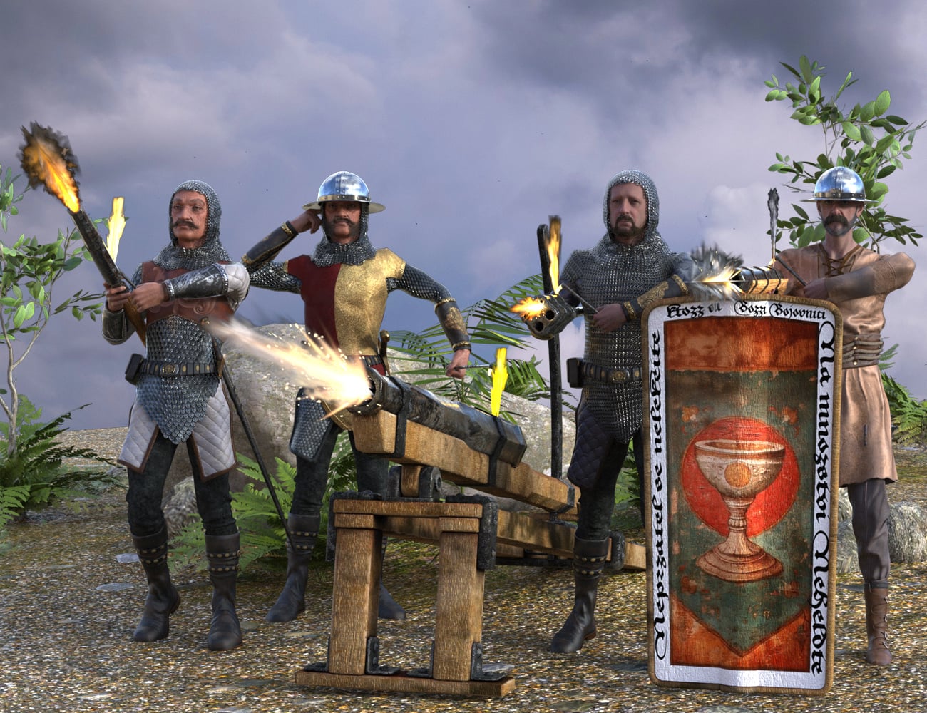 Medieval Guns | Daz 3D