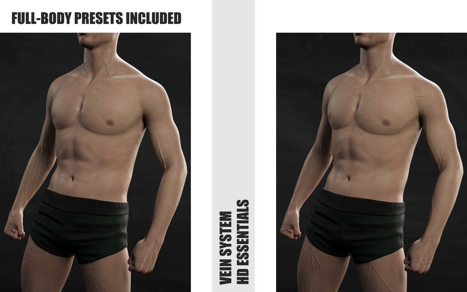 HD Essentials Vein System for Genesis 9 | Daz 3D