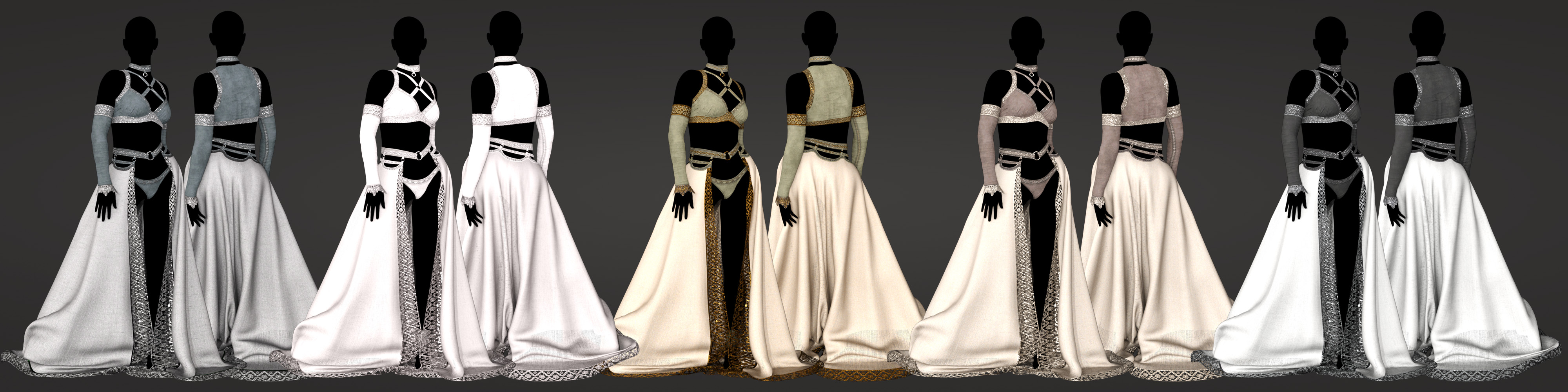 dForce CB Hayden Clothing Set for Genesis 9 | Daz 3D