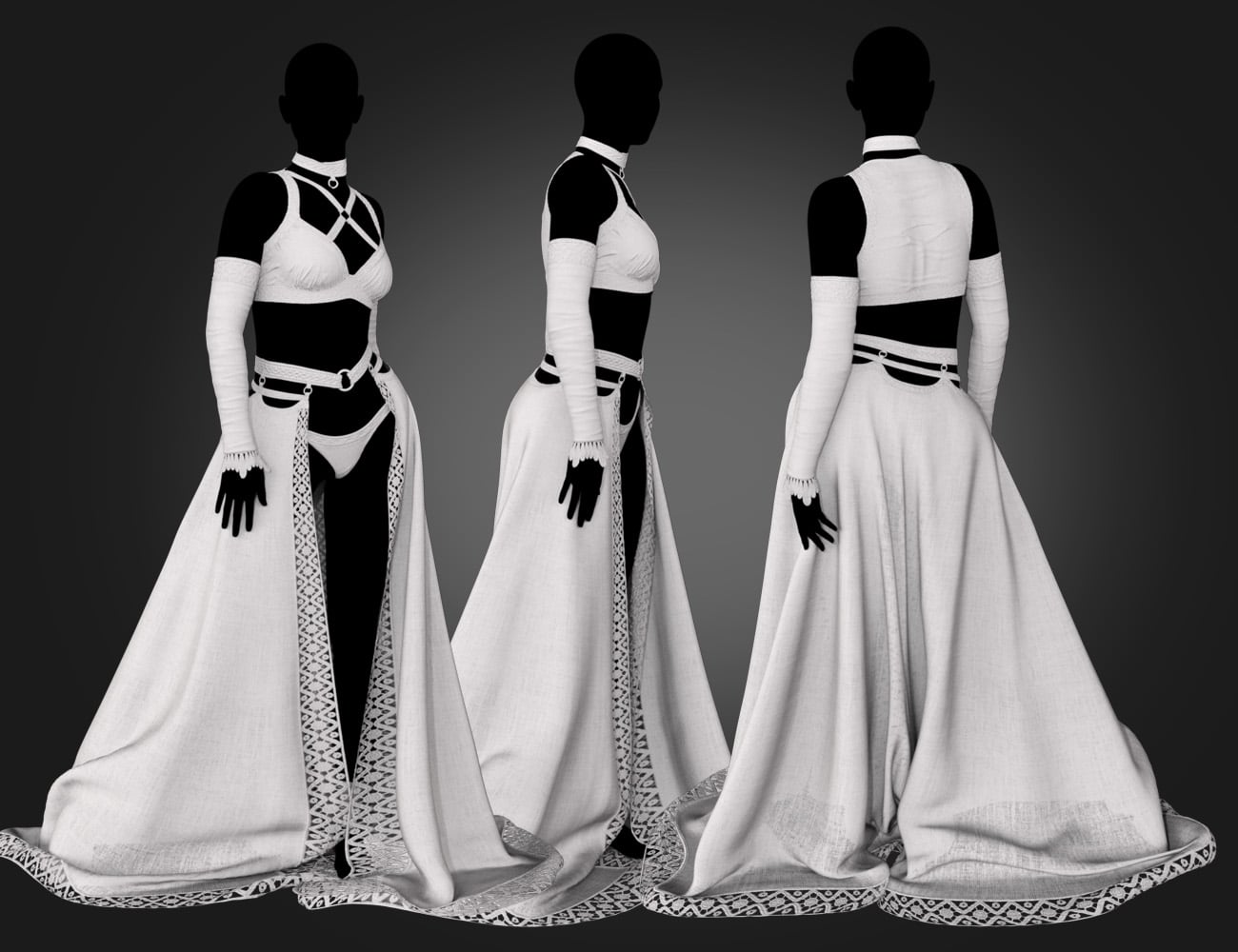 dForce CB Hayden Clothing Set for Genesis 9 | Daz 3D