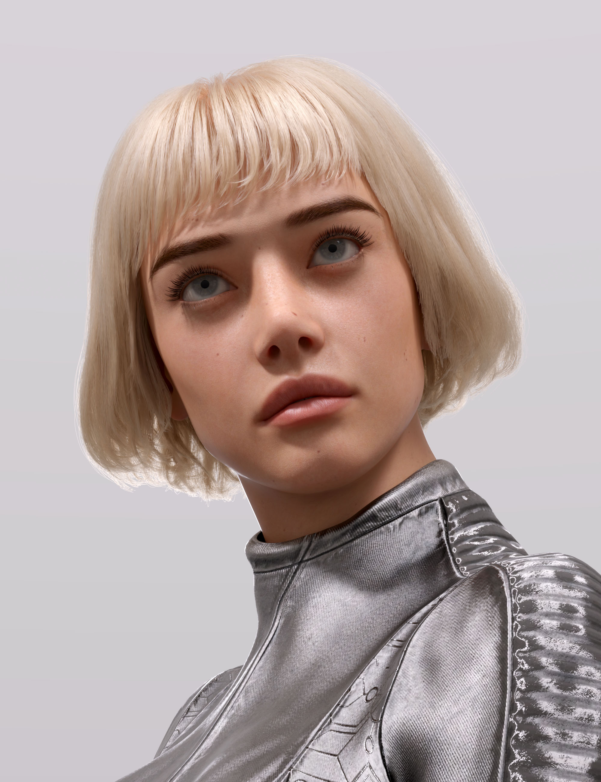 dForce AK Charming Hair for Genesis 9 | Daz 3D