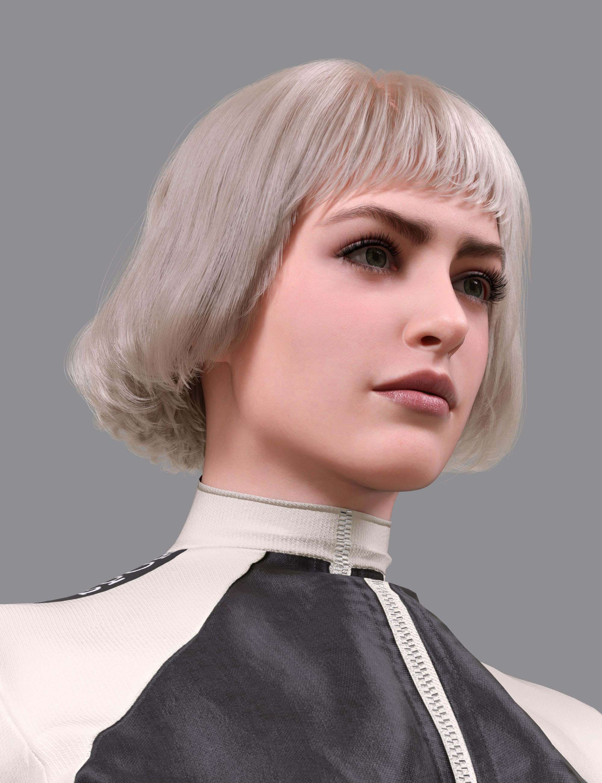 dForce AK Charming Hair for Genesis 9 | Daz 3D