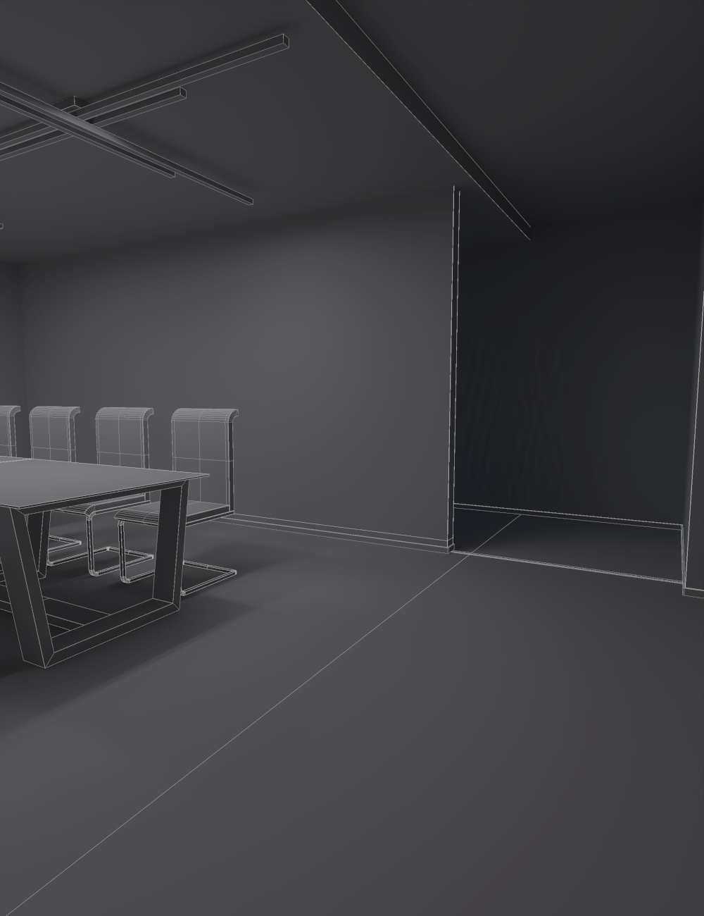Dystopian Dining Room | Daz 3D