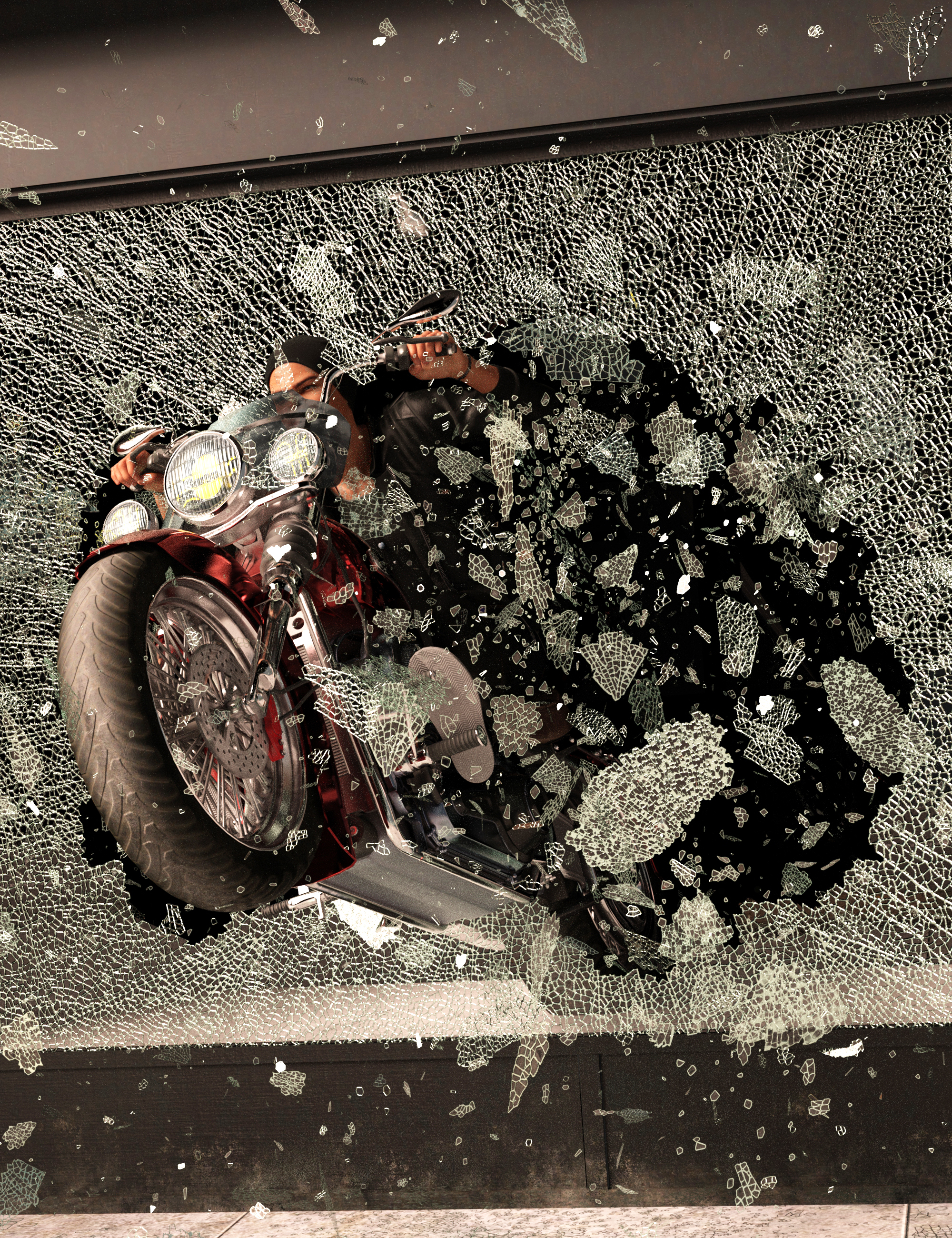 Shattered II: Toughened Glass Props and Shaders | Daz 3D