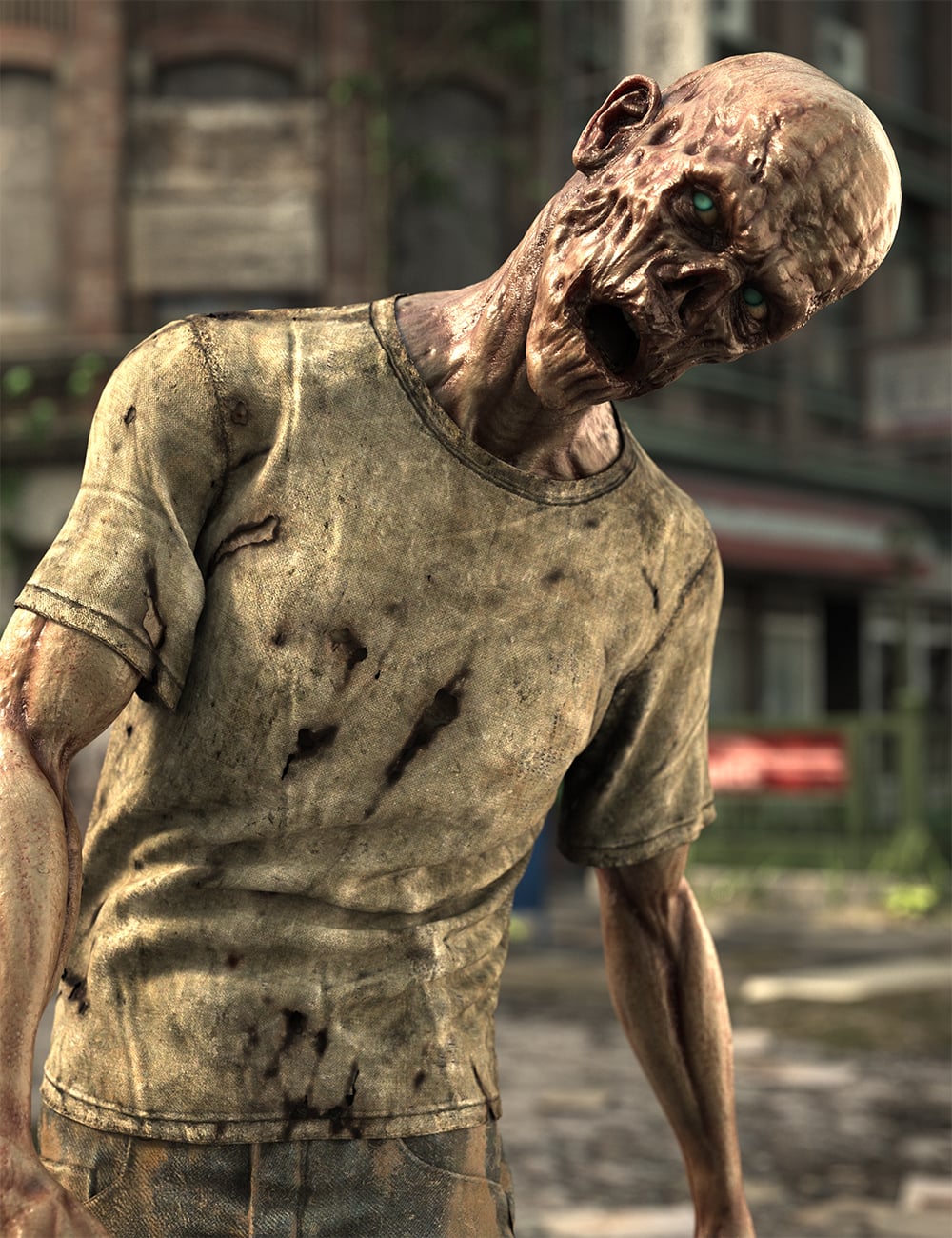 Long Time Dead: Zombie Character and Clothes for Genesis 9 | Daz 3D