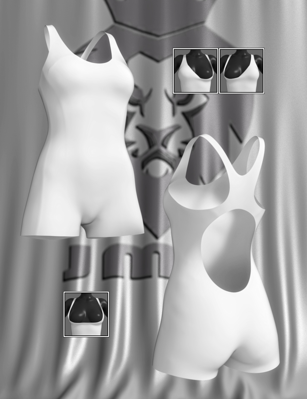 JMR dForce Nelly Sports Swimsuit for Genesis 9 and 8 Female | Daz 3D