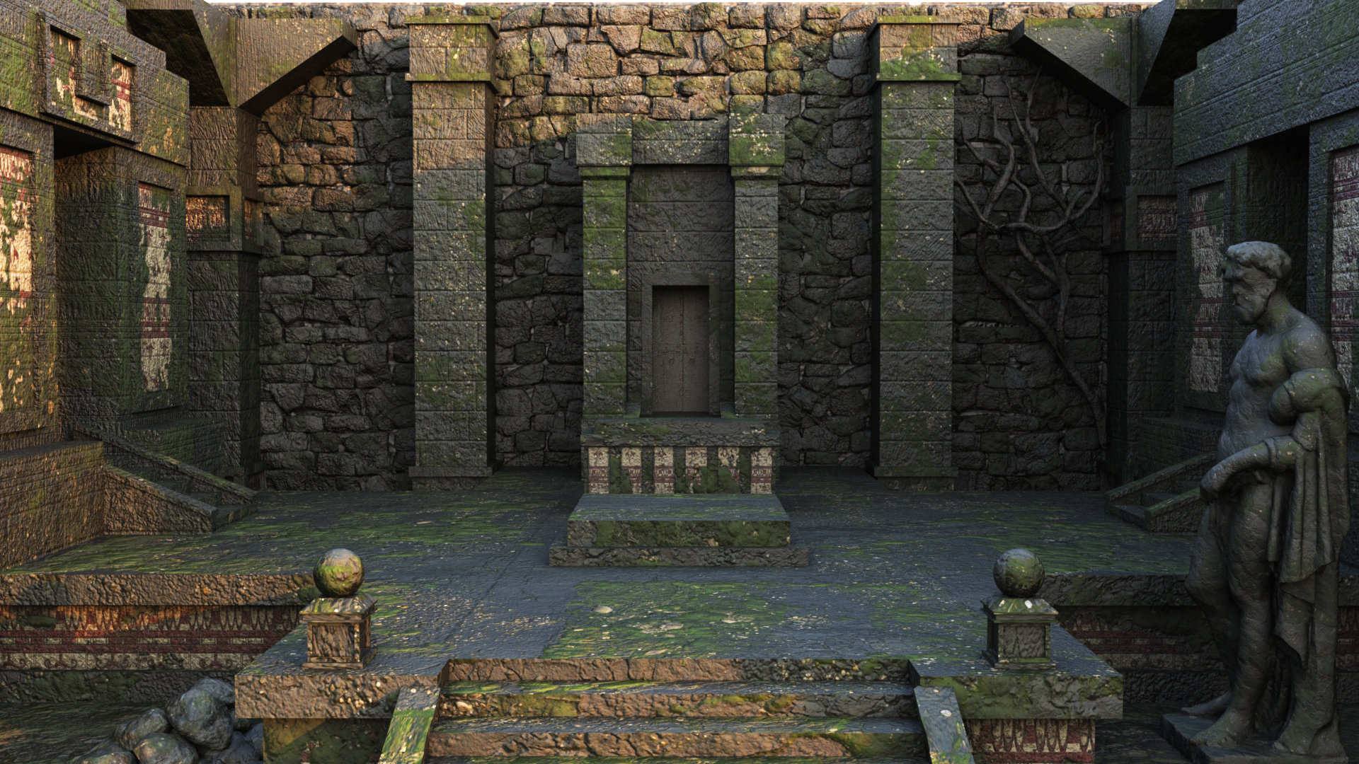 Aztec Temple Ruins | Daz 3D