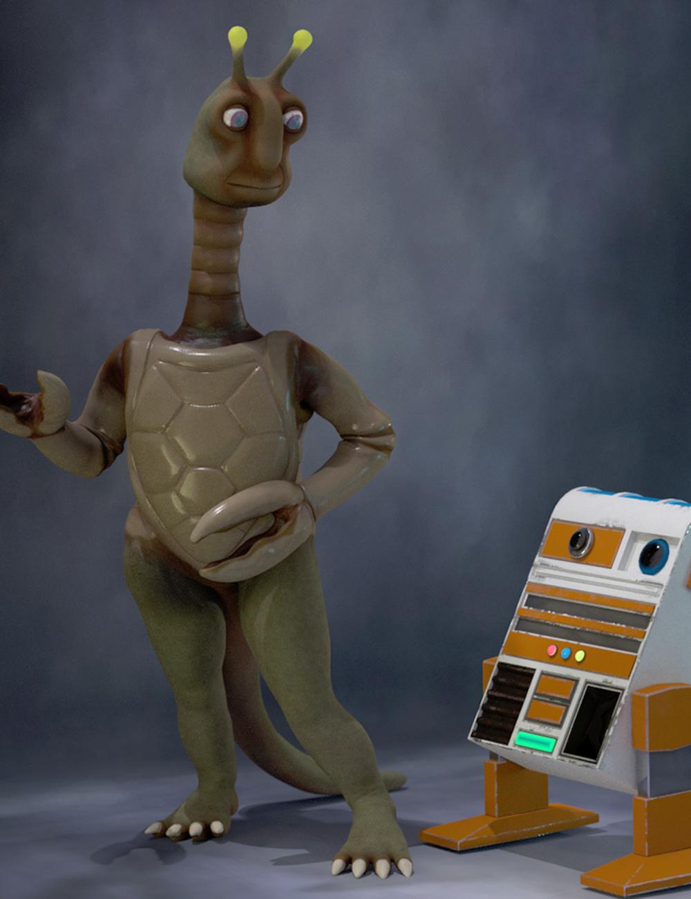 Crusteleon and GLT Space Robot for Poser | Daz 3D