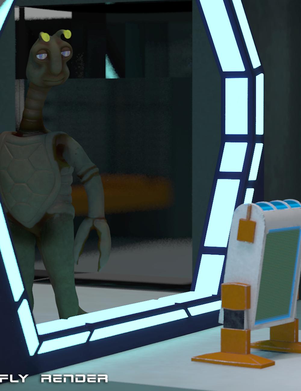 Crusteleon and GLT Space Robot for Poser | Daz 3D