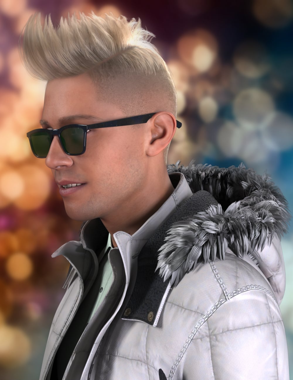 dForce Tony Hair for Genesis 9 | Daz 3D
