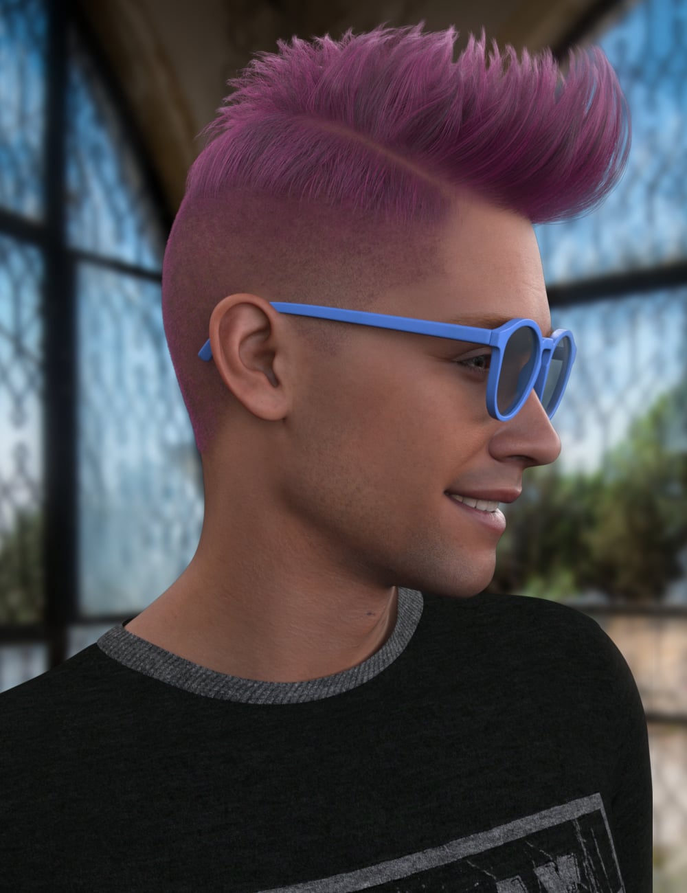 dForce Tony Hair Expansion | Daz 3D