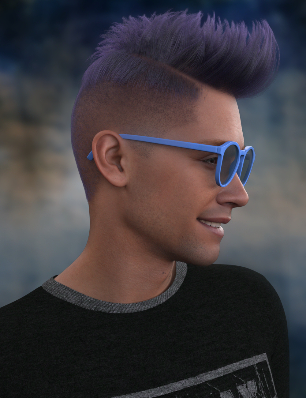 dForce Tony Hair Expansion | Daz 3D