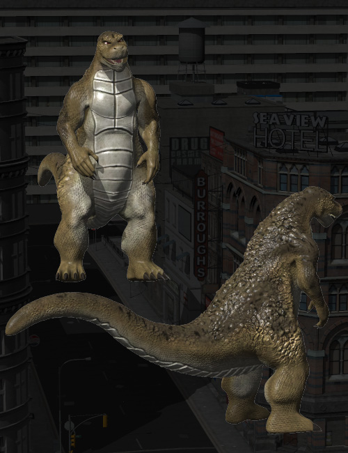 Monster Maul Kaiju Add Ons | Daz 3D