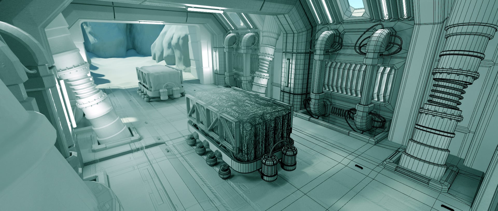 The Ice Hall | Daz 3D